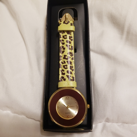Avon | Jewelry | New Animal Print Watch By Avon | Poshmark